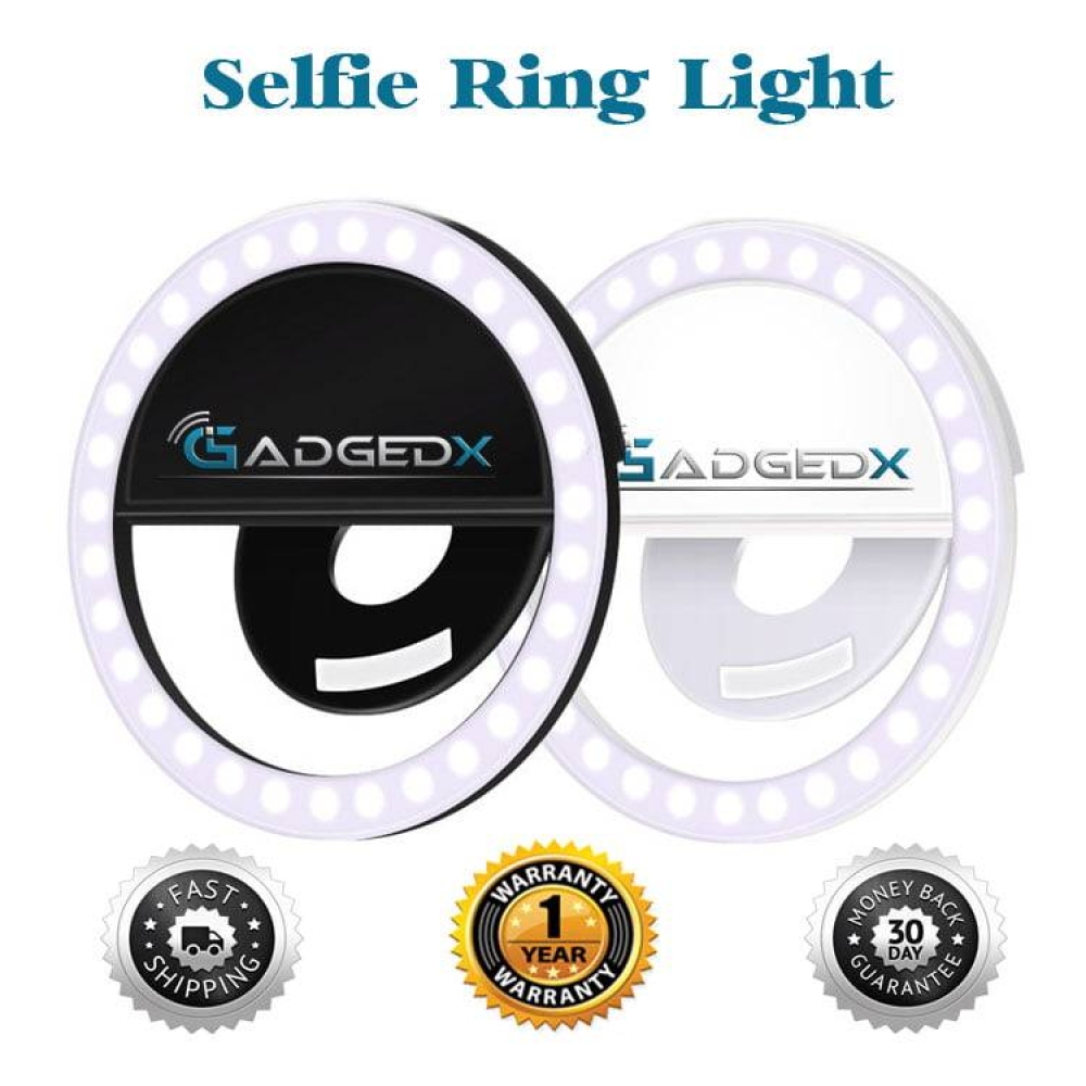 Rechargeable Selfie Ring Light for iPhone, FaceTime, TikTok, Zoom ...
